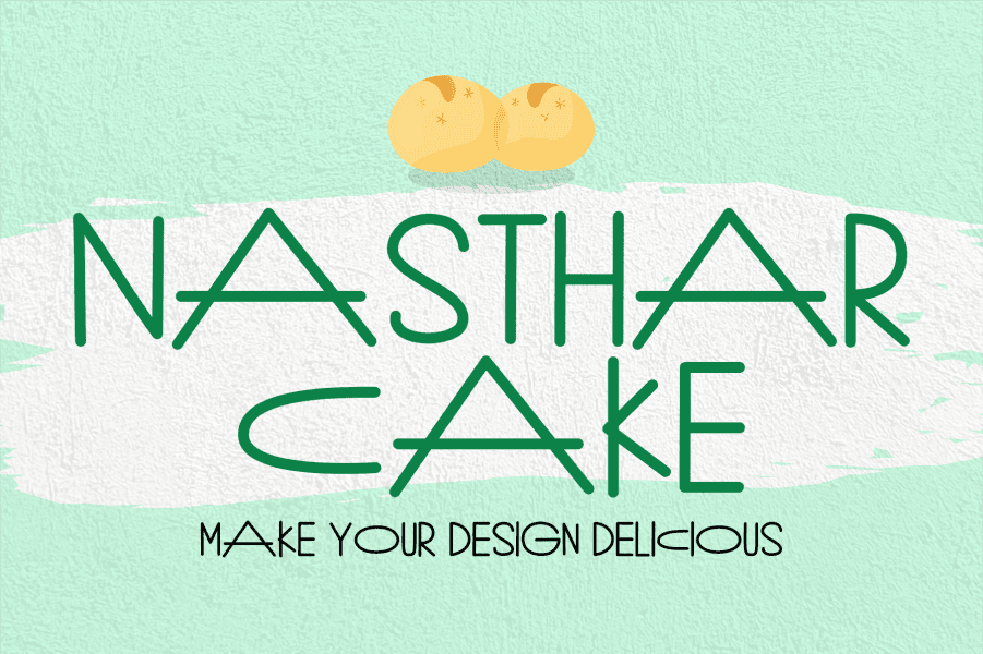 Nasthar Cake Font · 1001 Fonts