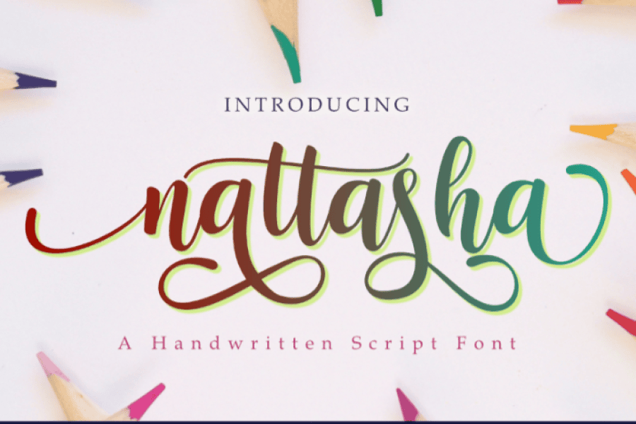 Nattasha Font · 1001 Fonts