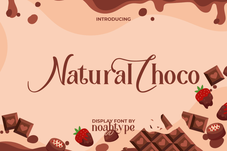 Natural Choco Demo Font · 1001 Fonts
