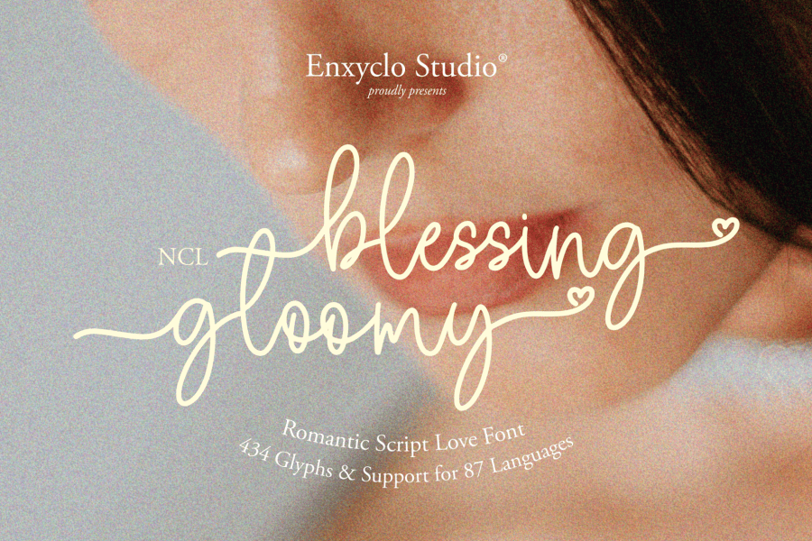 NCL Blessing Gloomy Font · 1001 Fonts
