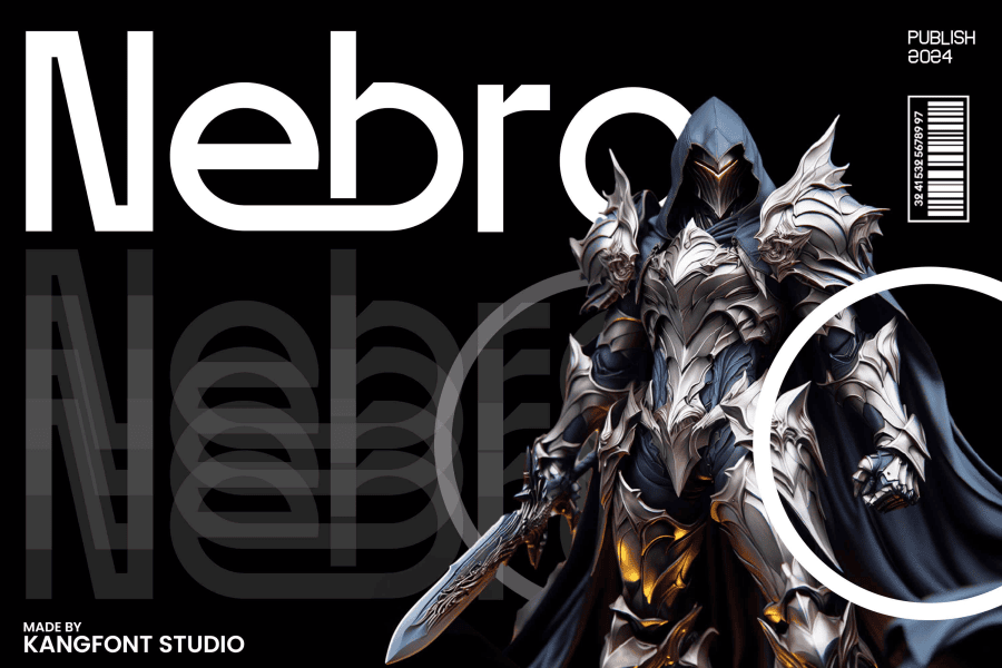 Nebro Font · 1001 Fonts