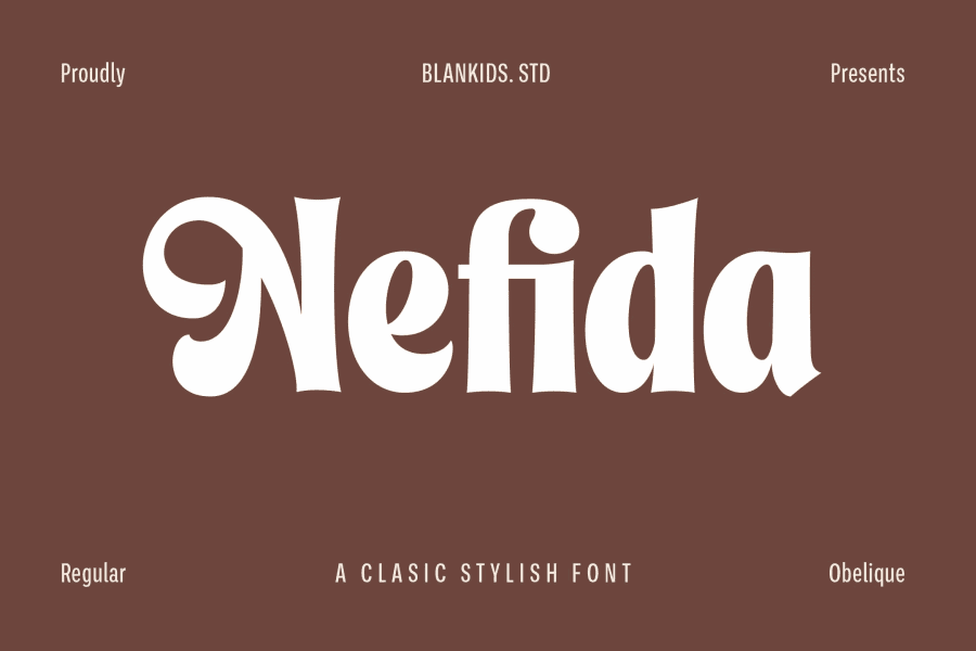 Nefida Font · 1001 Fonts