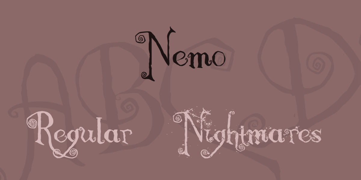 Nemo Font Family · 1001 Fonts