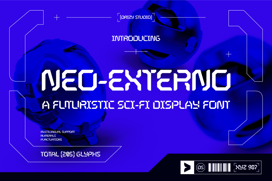 Neo-Externo Demo Font · 1001 Fonts