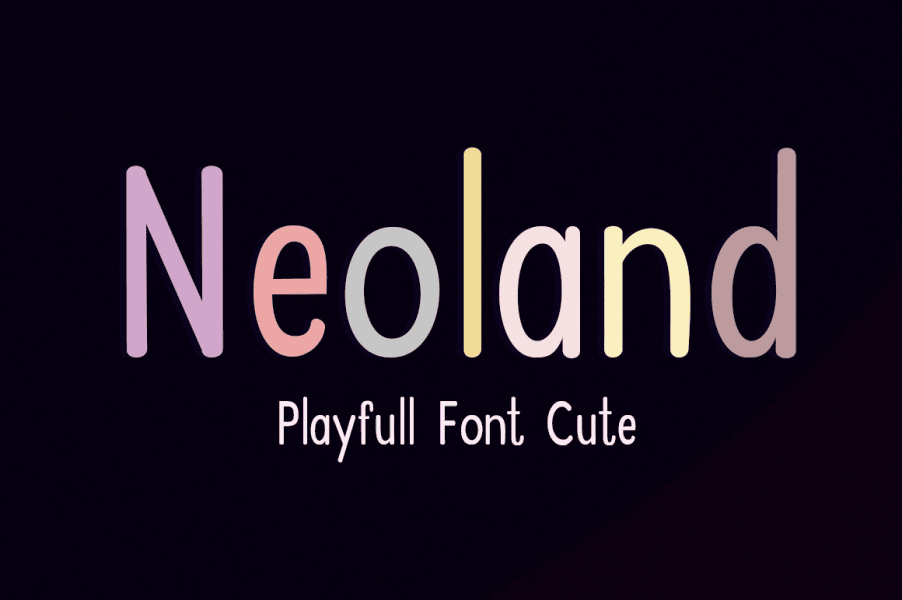 Neoland Font · 1001 Fonts