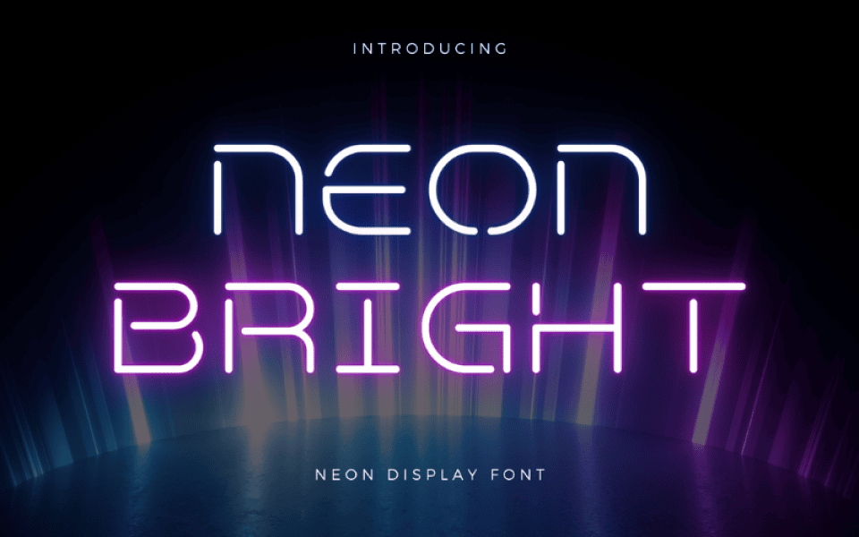 Neon Bright Font · 1001 Fonts