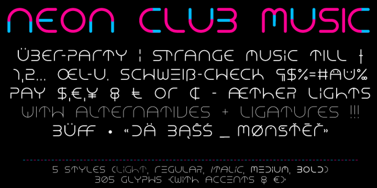 33 Free Nightclub Fonts · 1001 Fonts