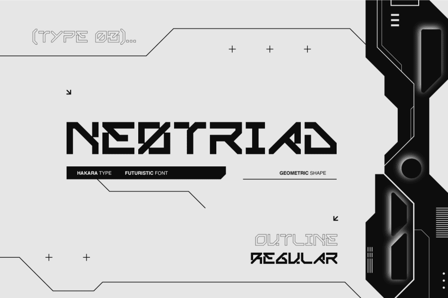 Neotriad Font · 1001 Fonts