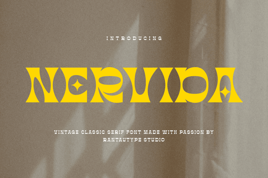 Nervida Font · 1001 Fonts