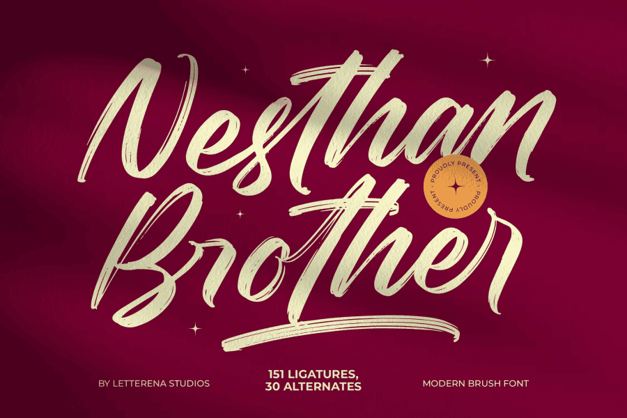Nesthan Brother DEMO VERSION Font · 1001 Fonts