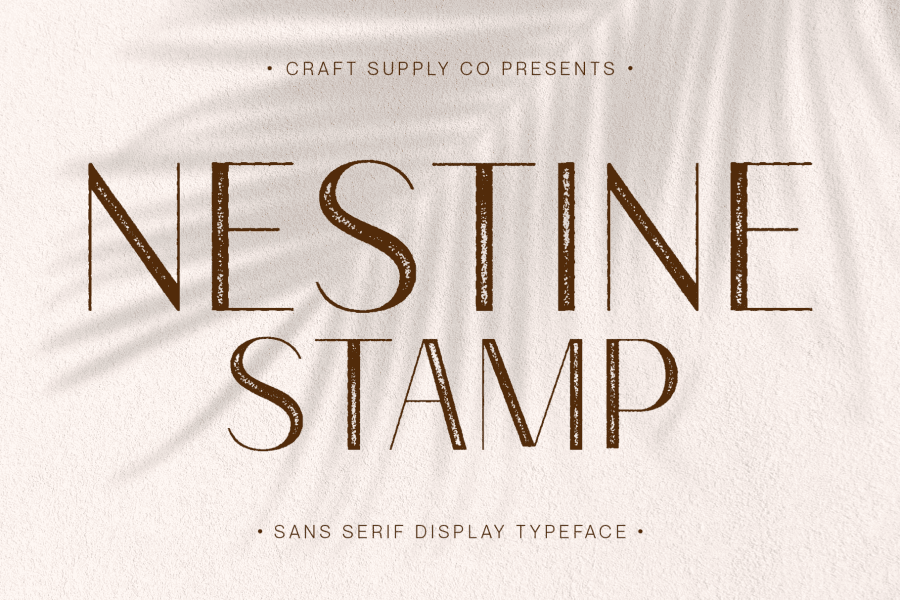 Nestine Stamp Demo Font · 1001 Fonts