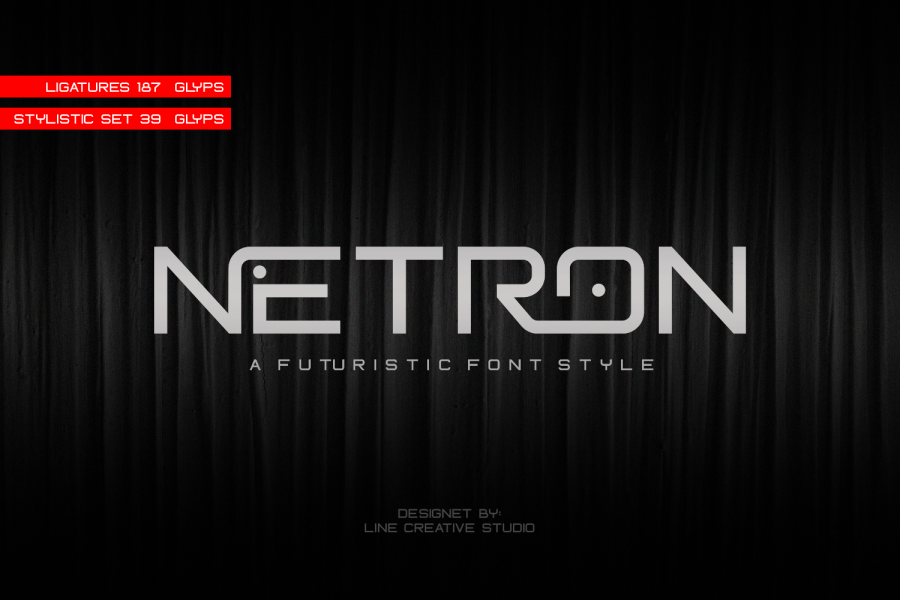 Netron Font · 1001 Fonts