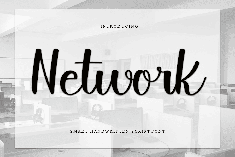 Network Font · 1001 Fonts