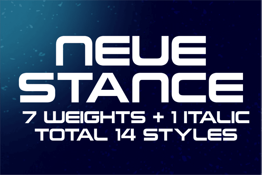 Neue Stance Font Family · 1001 Fonts