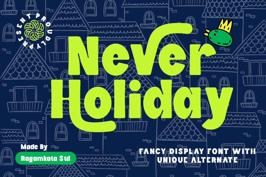 Never Holiday Demo Font · 1001 Fonts