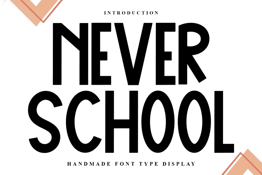 Never School Font · 1001 Fonts