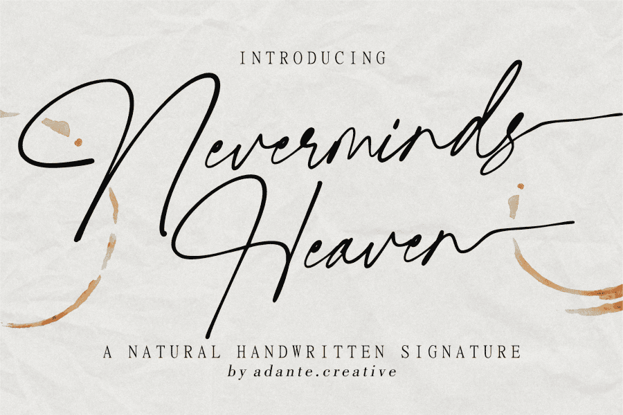 Neverminds heaven Font · 1001 Fonts