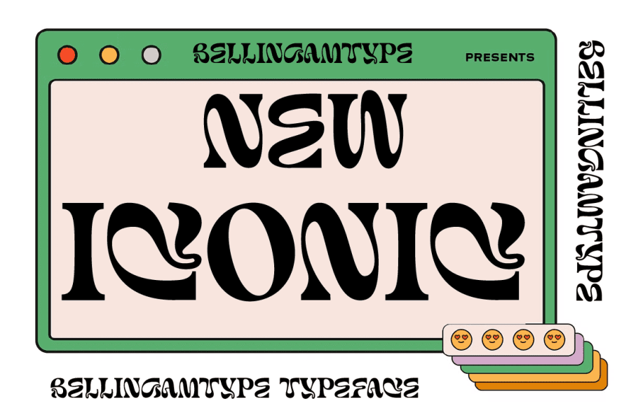 New Iconic Font · 1001 Fonts