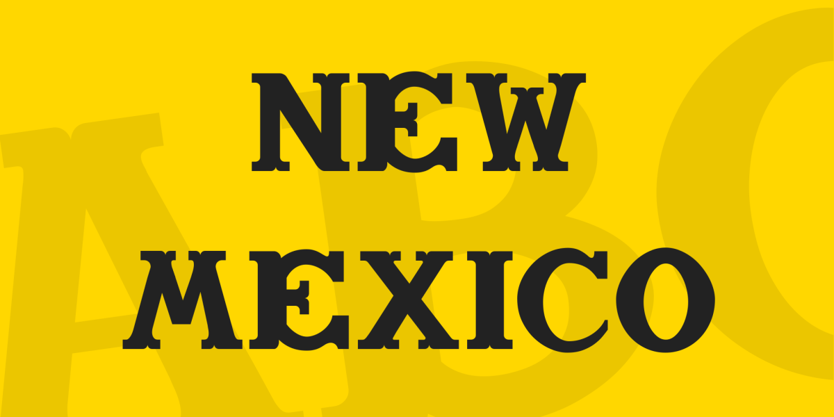 New Mexico Font · 1001 Fonts
