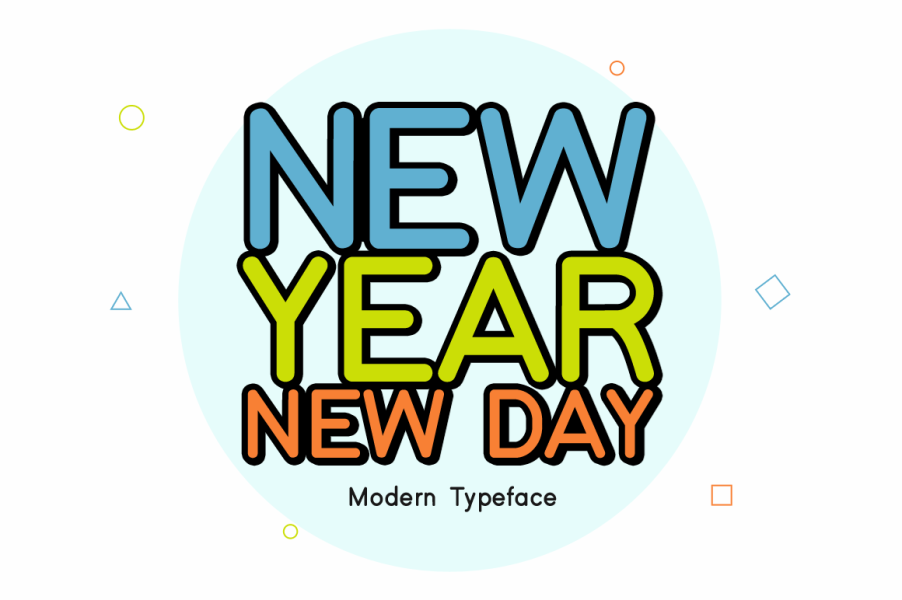 NewYearNewDay Font · 1001 Fonts