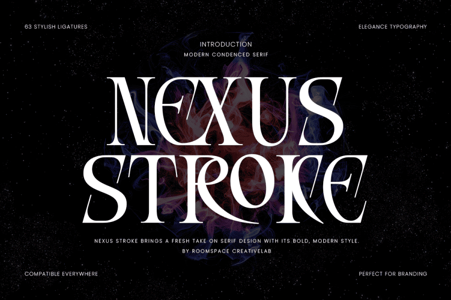 Nexus Stroke Font Family · 1001 Fonts