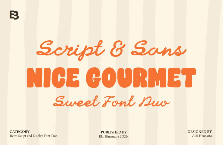 Nice Gourmet Trial Font · 1001 Fonts