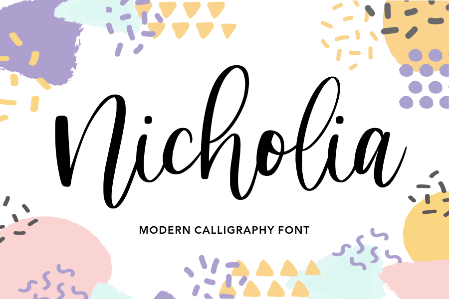Nicholia Font · 1001 Fonts