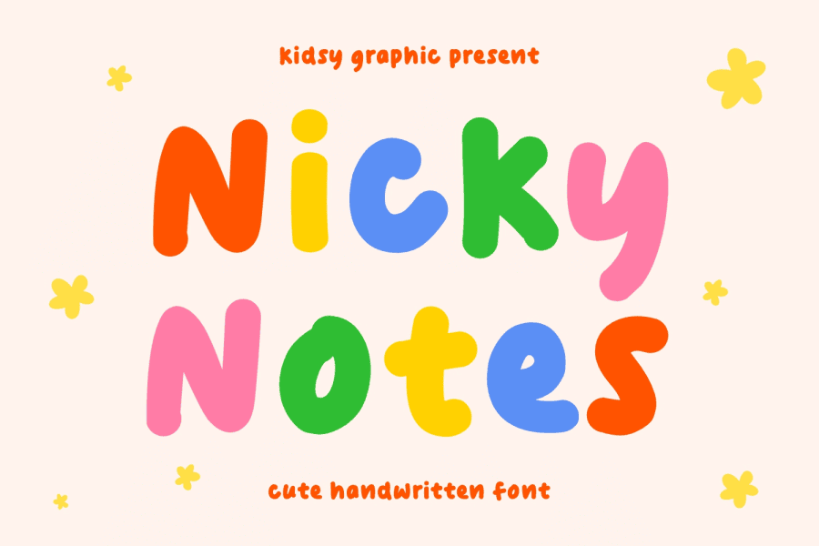 Nicky Notes Font · 1001 Fonts