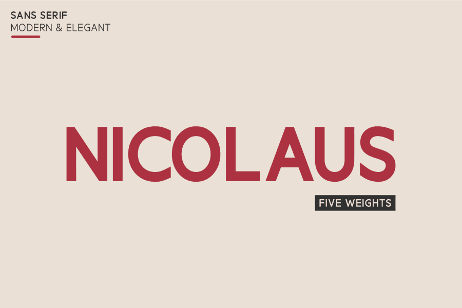 Nicolaus Font Family · 1001 Fonts