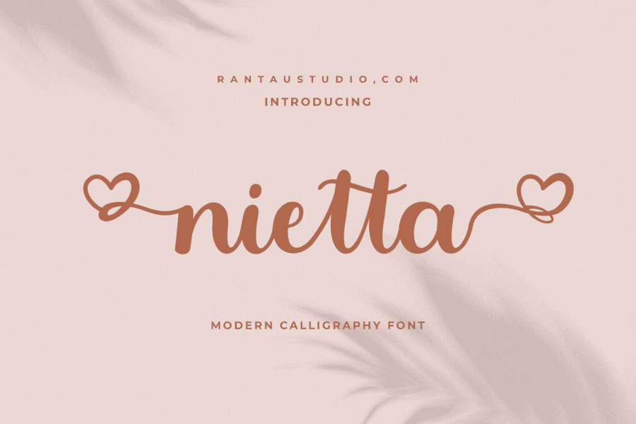 Nietta Font · 1001 Fonts