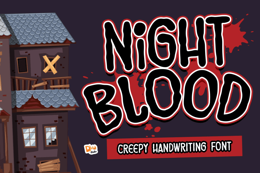 Night Blood Font · 1001 Fonts