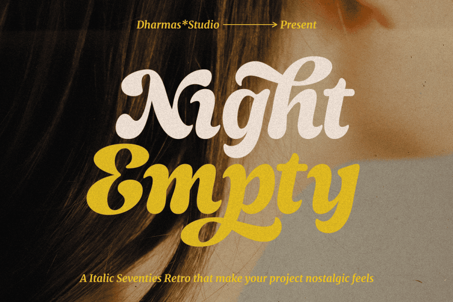 Night Empty DEMO Font · 1001 Fonts