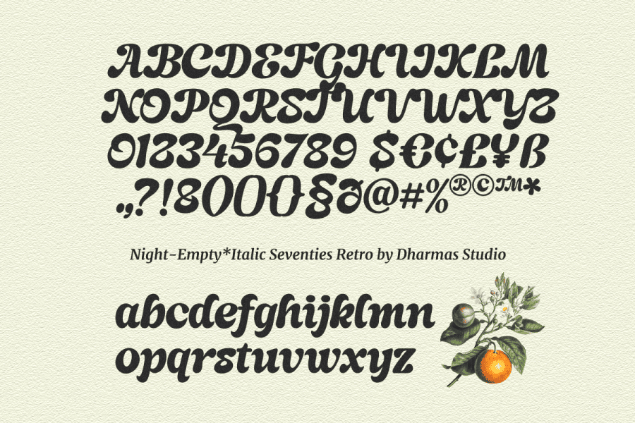 Night Empty DEMO Font · 1001 Fonts