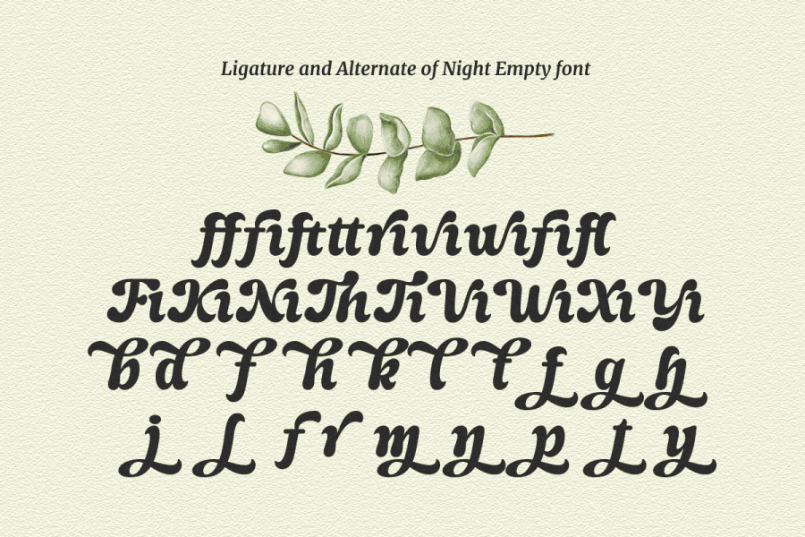 Night Empty DEMO Font · 1001 Fonts