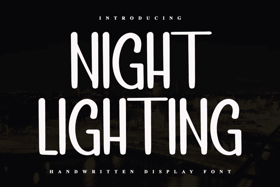 NIGHT LIGHTING Font · 1001 Fonts