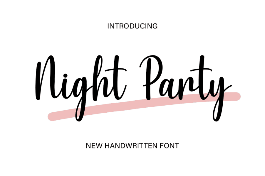Night Party Font · 1001 Fonts