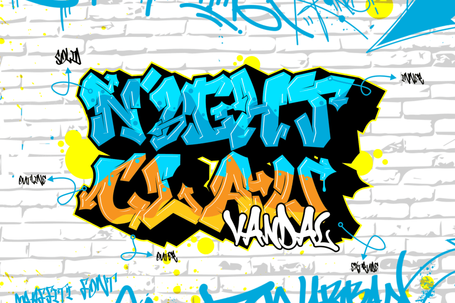 1 Free Layered Graffiti Font · 1001 Fonts