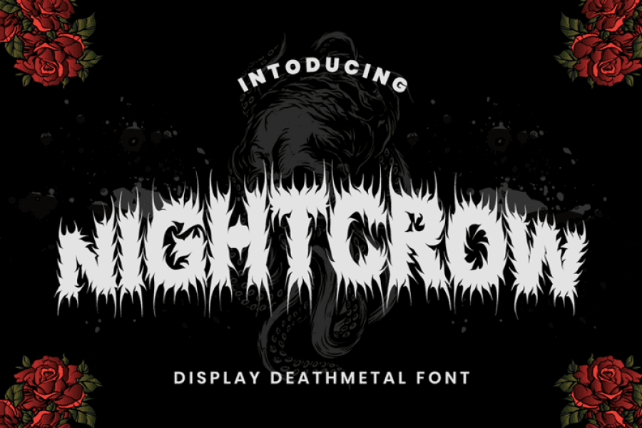 NIGHTCROW Font · 1001 Fonts