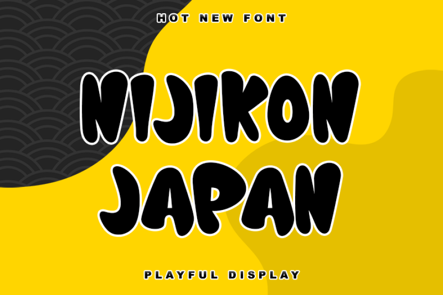 Nijikon japan - Personal use Font · 1001 Fonts