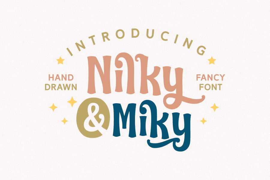 Nilky & Miky Font · 1001 Fonts