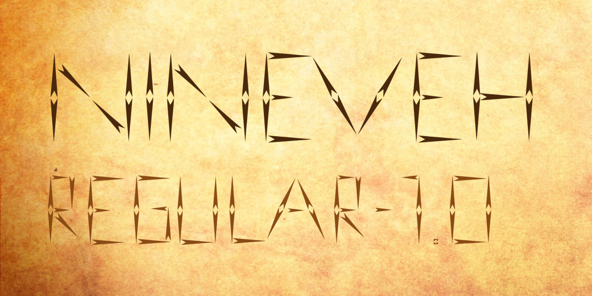 nineveh Font · 1001 Fonts