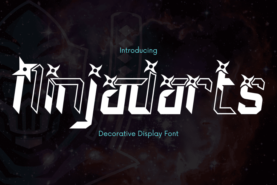 2 Free Futuristic, Ninja Fonts · 1001 Fonts