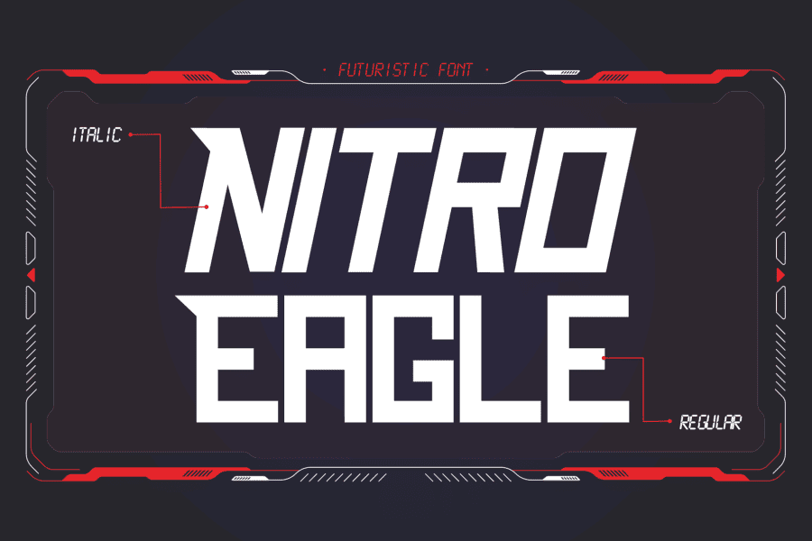 Nitro Eagle Font Family · 1001 Fonts