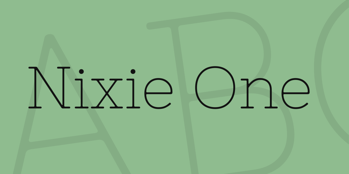 Nixie One Font · 1001 Fonts