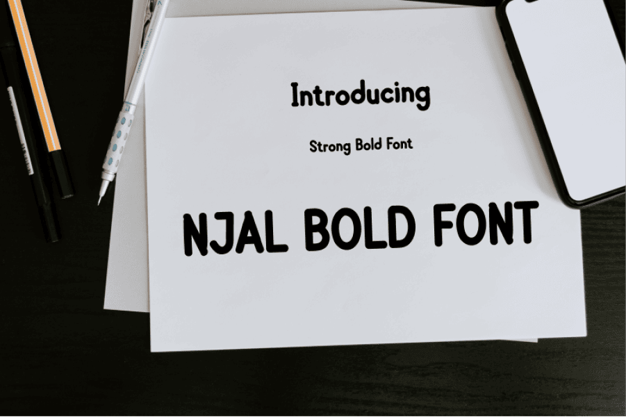 Njal Font · 1001 Fonts