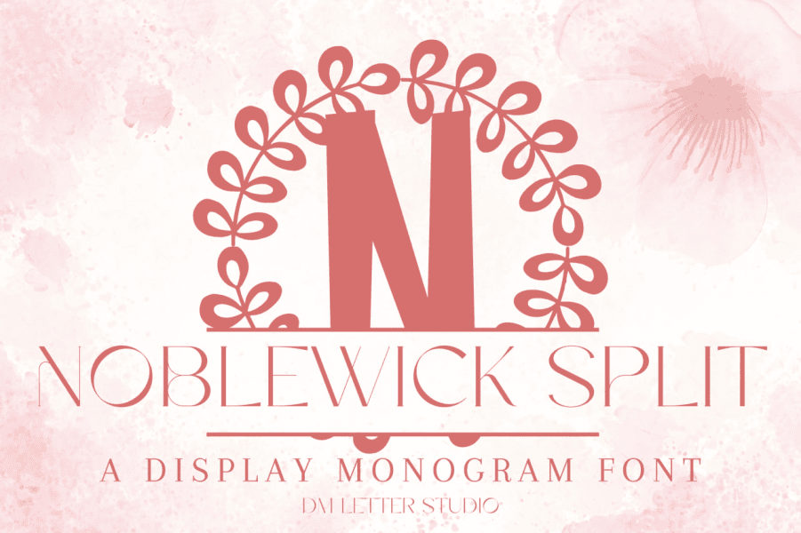 52 Free Split, Split Monogram, Diy Fonts · 1001 Fonts