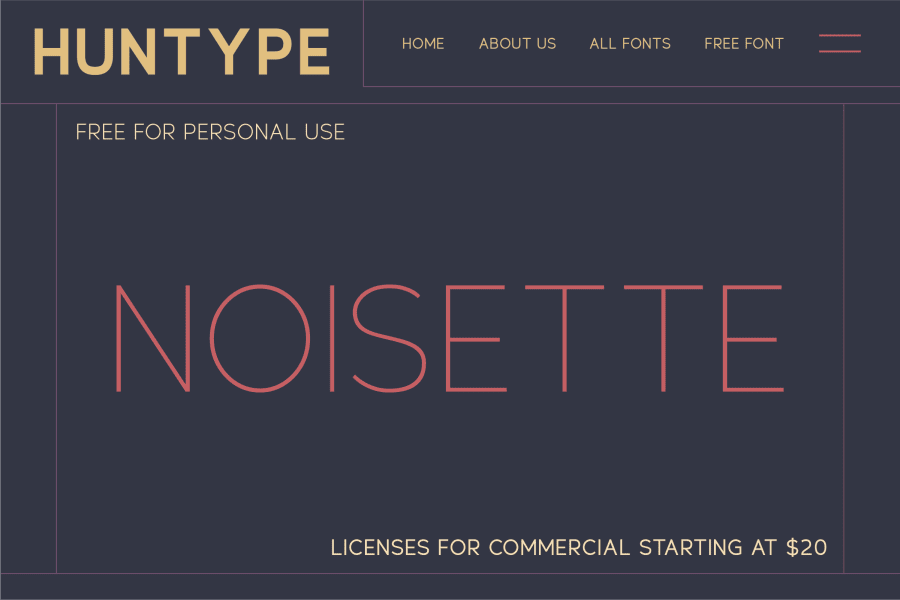 Noisette Font Family · 1001 Fonts