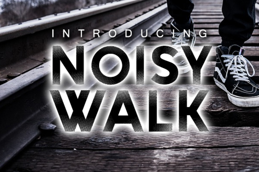 Noisy Walk Font · 1001 Fonts