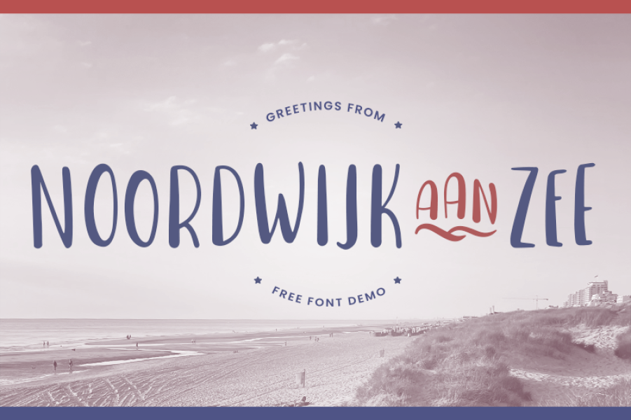 Noordwijk aan Zee Font · 1001 Fonts