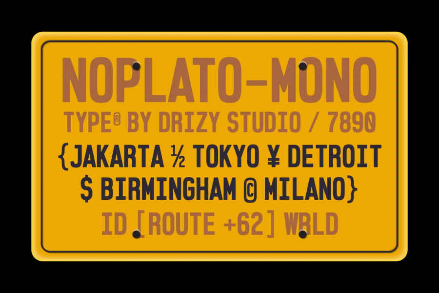 Noplato Demo Font · 1001 Fonts